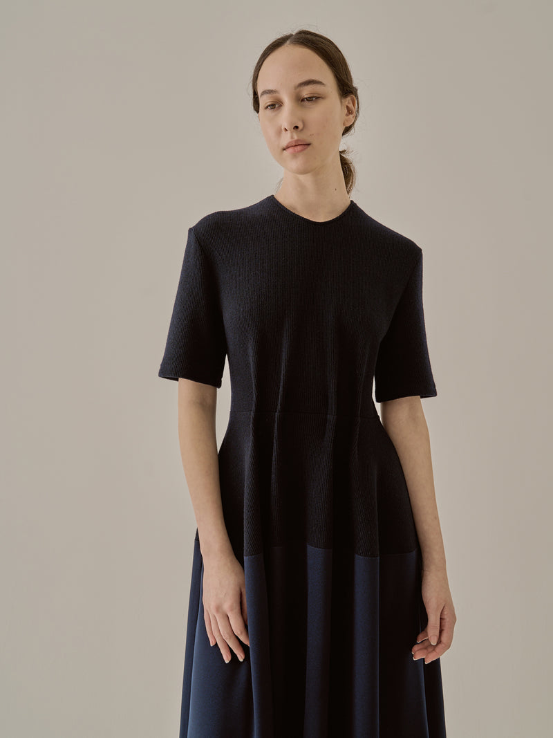 Jodie combi tex jersey dress NV | AKIRANAKA ONLINESTORE